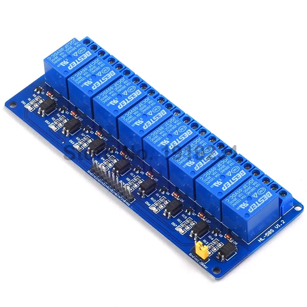 10PCS 8 Channel 5V Relay Module Low Level 8Channel Relay Module Board ...