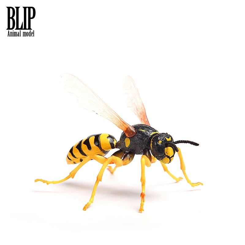 (5pcs/set) Brand New Blip Animals Model Toys Hornet 8cm Pvc Insects ...
