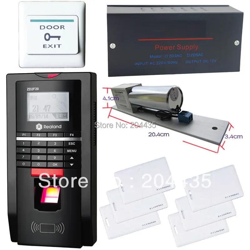 Aliexpress.com : Buy Complete Fingerprint ID Card Reader Access Control ...