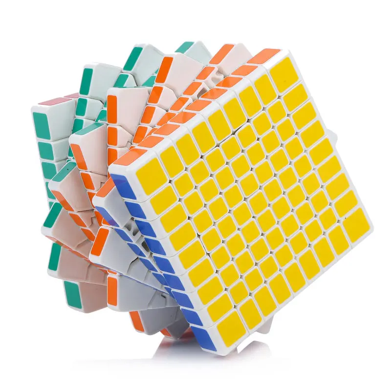 ShengShou 9x9x9 cube 9 Layers 92mm 9x9 Speed Cube Black / White Magic ...