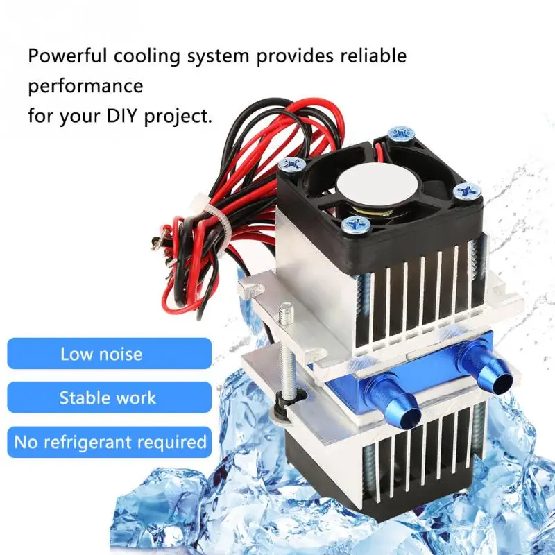 12V DIY Semiconductor Thermoelectric Cooler Cooling Peltier ...