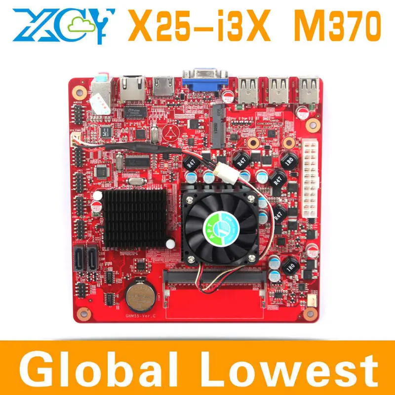 Intel core i3 M370 mini motherboard i3 mainboard industrial mini itx ...