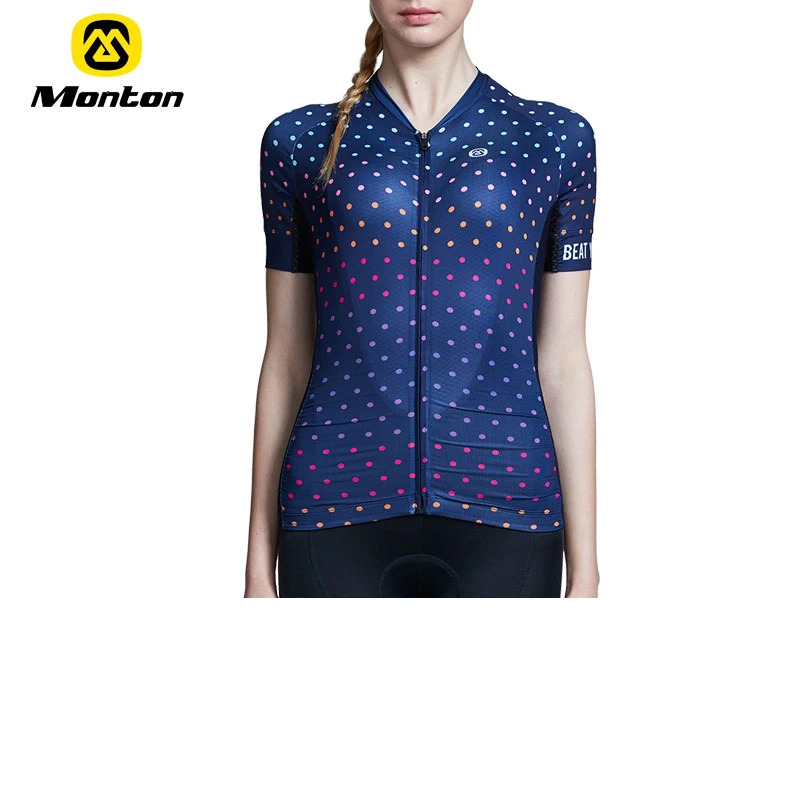 New Monton Women Short Sleeve Cycling Jersey Bike MTB Bicycle Clothes ...