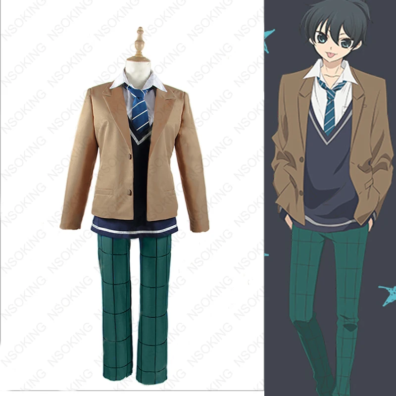 Anime Anonymous Noise Kanade Yuzuriha School Uniform Cosplay Costume ...