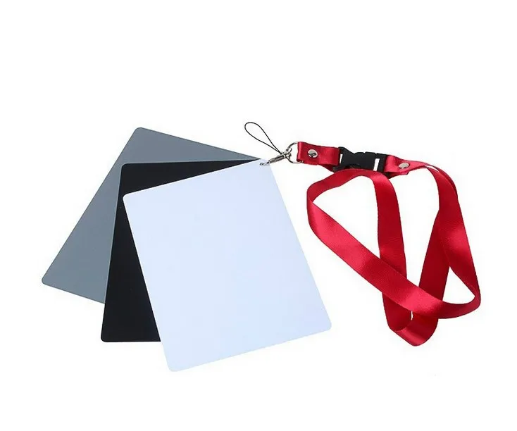 Photography white balance 18 degrees medium gray card black and white ...