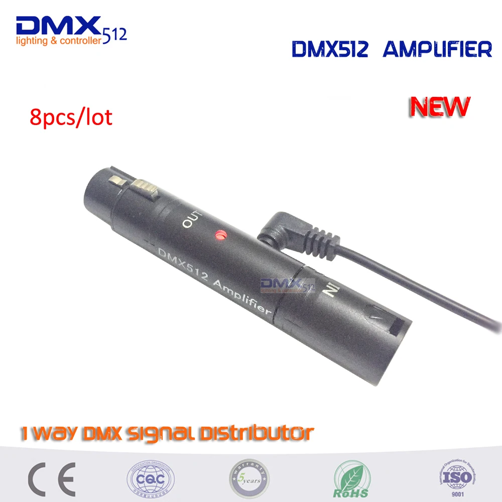 8pcs/lot 1 Channel Dmx Amplifier Dmx Signal Is Used To Distributor ...