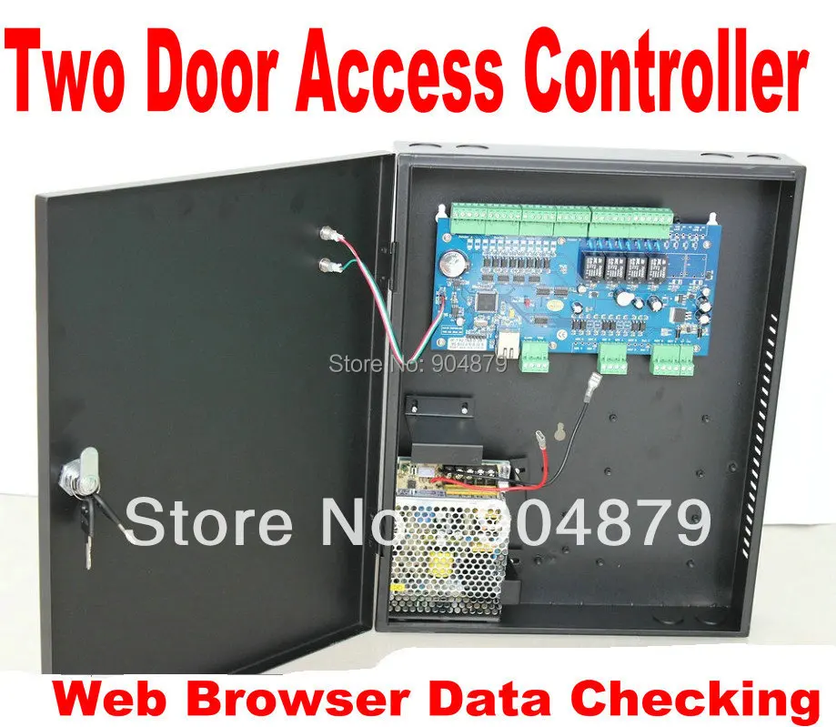 Two Door Controller Panel Board 2 Door Access Control System Web ...