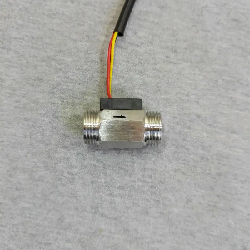 24V USS HS21TI Stainless Steel 304 Hall Effect Water Flow Sensor 1 30L ...