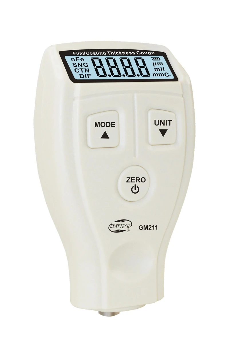 0~1500um LCD Film Coating Thickness Gauge Meter 2in1 Fe/NFe Non ...