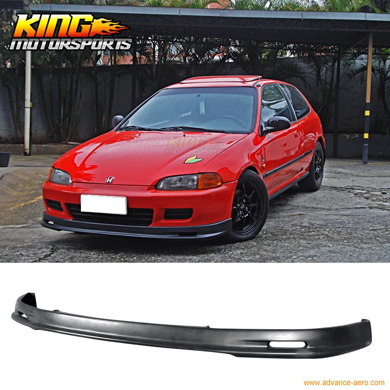 For 1992 1993 1994 1995 Honda Civic EG MU Front Bumper Lip-in License ...