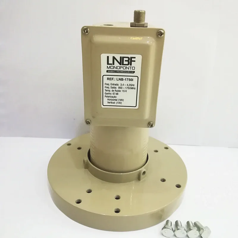 Super high gain c band lnbf single output lnb c band single l.o easy ...