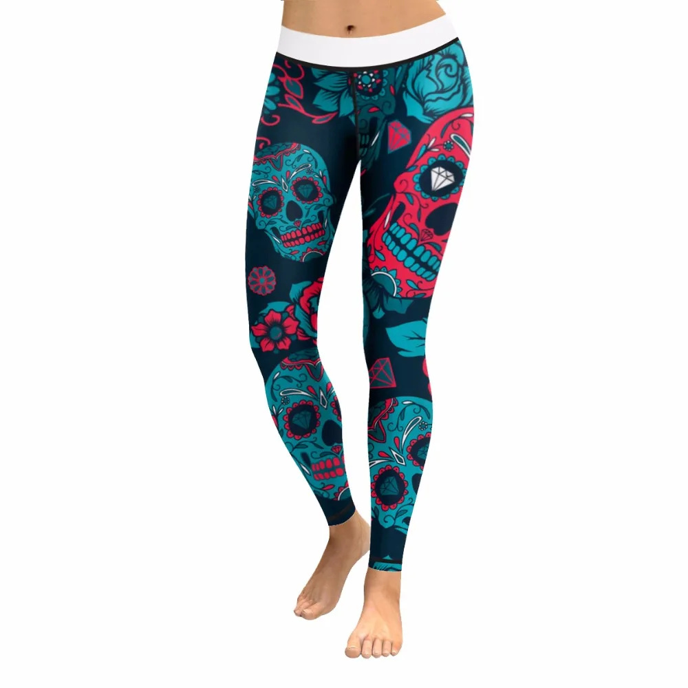 2017 Halloween Yoga Fitness Leggings Sport Sexy Running Tights Women