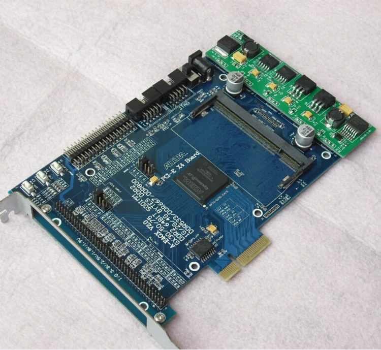 Fpga pcie carte carte de développement fpga altera pcie soutien DDR2 64 bit mémoire bande ...