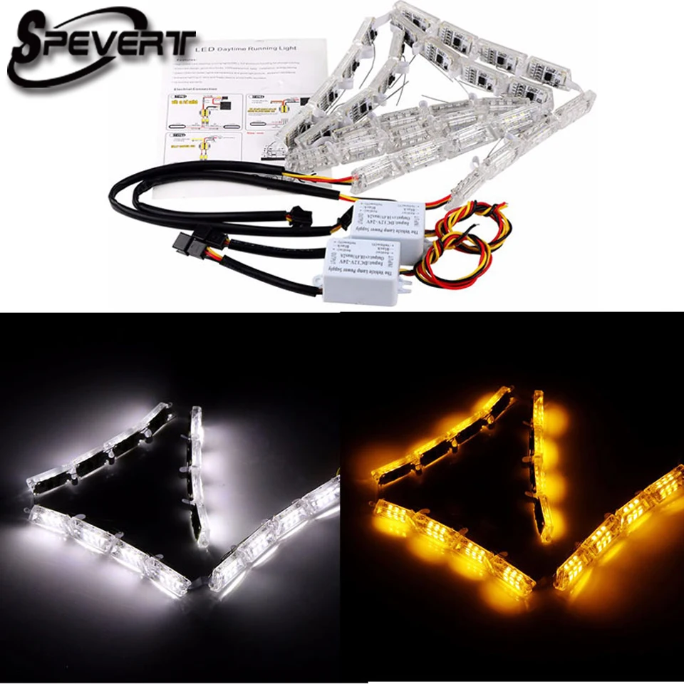 SPEVERT Car Flexible Switchback LED Knight Rider Strip Light for ...