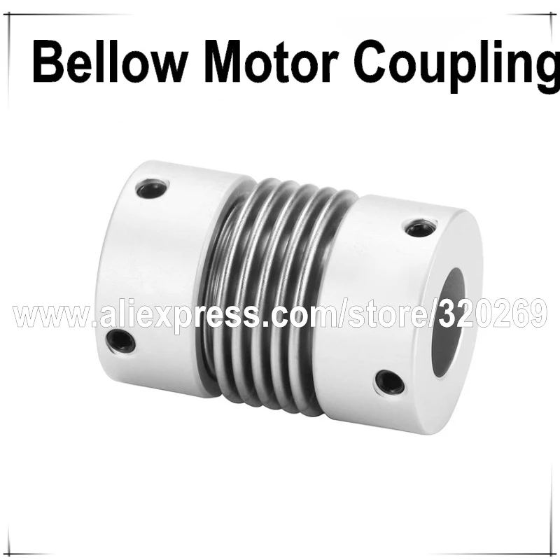 Cnc Zero-backlash Bellows Servo Motor Coupling D16 5 6 6.35 7 8 Mm Cnc ...
