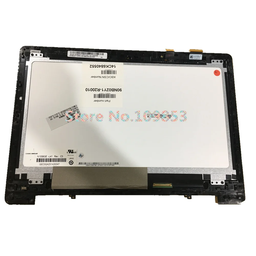 For Asus S301 N133bge-l41 Rev.c3 Ja-da5308ra Touch Screen Digitizer ...
