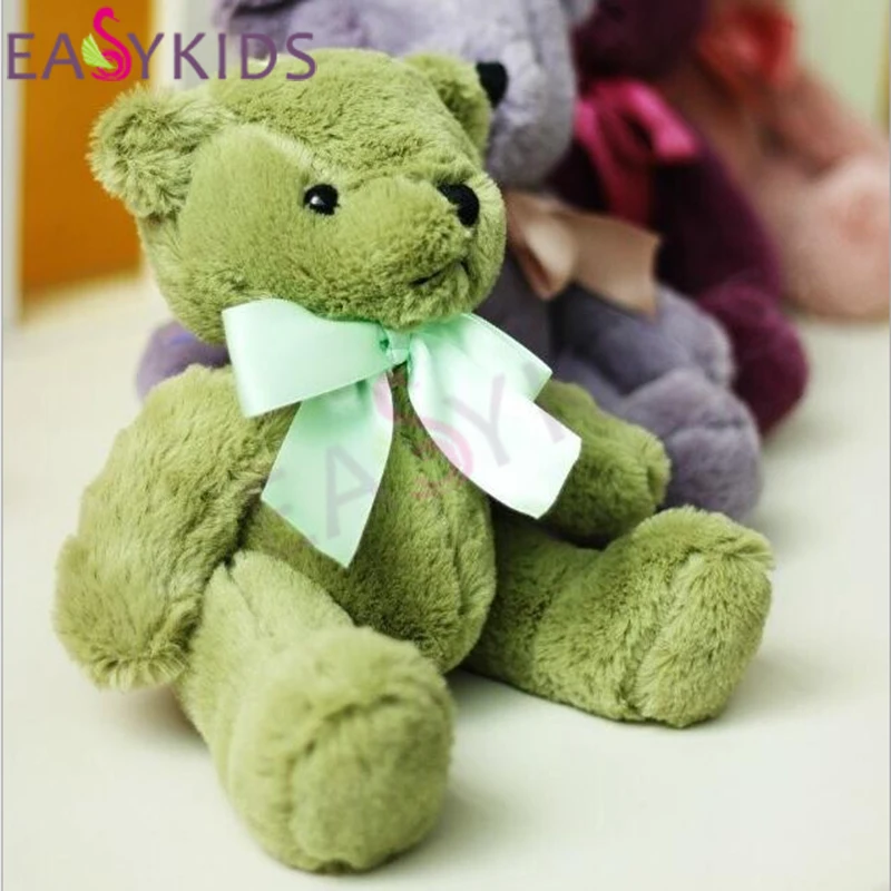 Lovely 7 colors Teddy Bear Dolls Stuffed Animals Plush Toys Teddy Bear ...