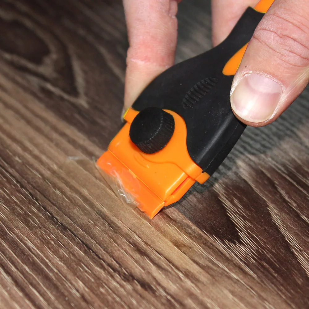 100pcs/box Plastic Razor Scraper Blades Double Edged Squeegee For Phone ...