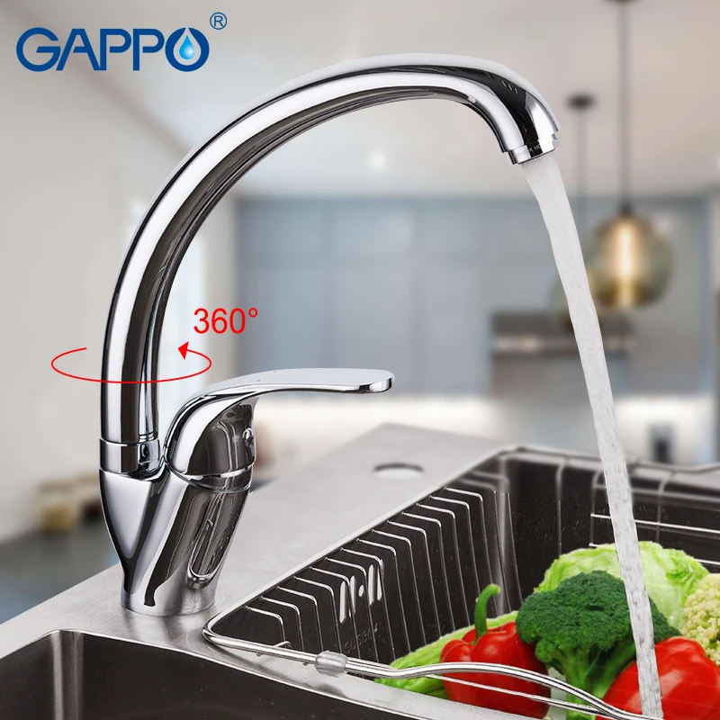 GAPPO kitchen faucet chrome kitchen water tap Brass faucet water mixer kitchen faucets sink ...