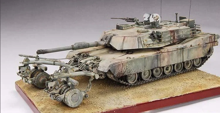 1:35 Scale USMC MIAIHA With TWMP ABRAMS Mine Roller Set Trumpeter ...