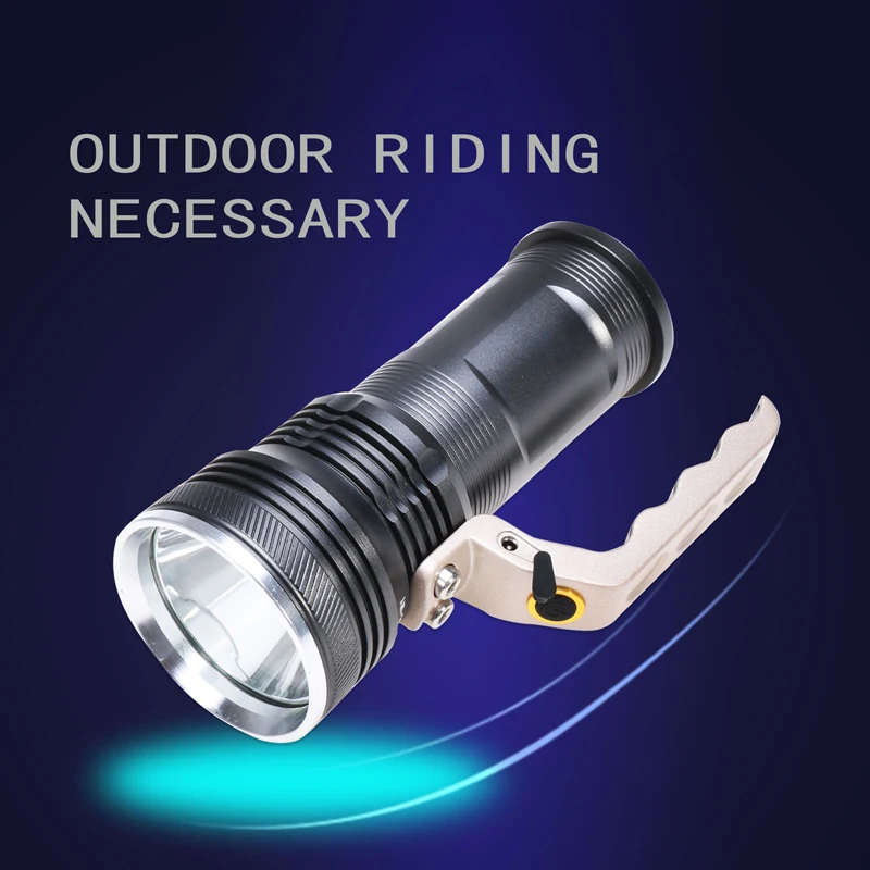 Multifunction LED Rechargeable Flashlight Torch 2000Lm 3 Modes XM L T6 ...