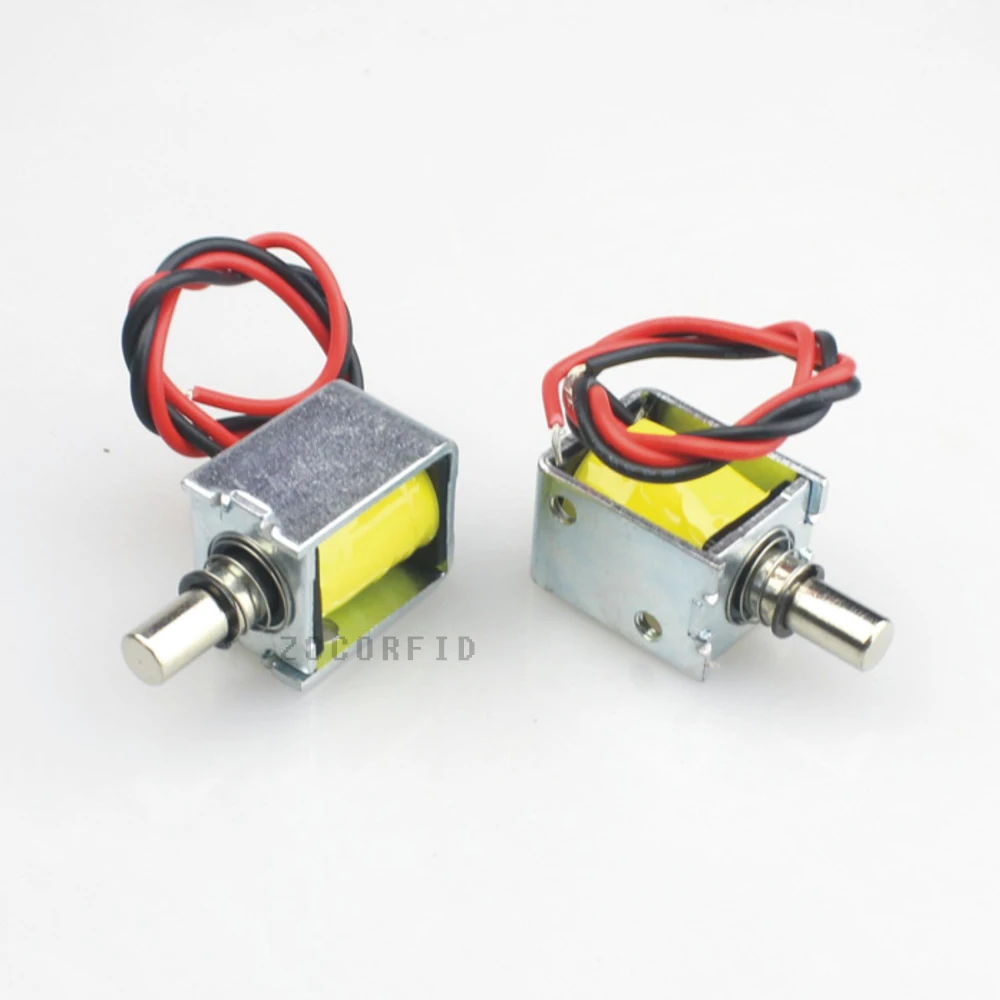High Quality Dc 12v 0.5a Mini Electric Magnetic Cabinet Bolt Push-pull ...