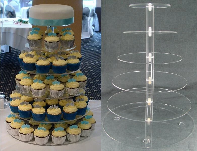 Acrylic cake stands