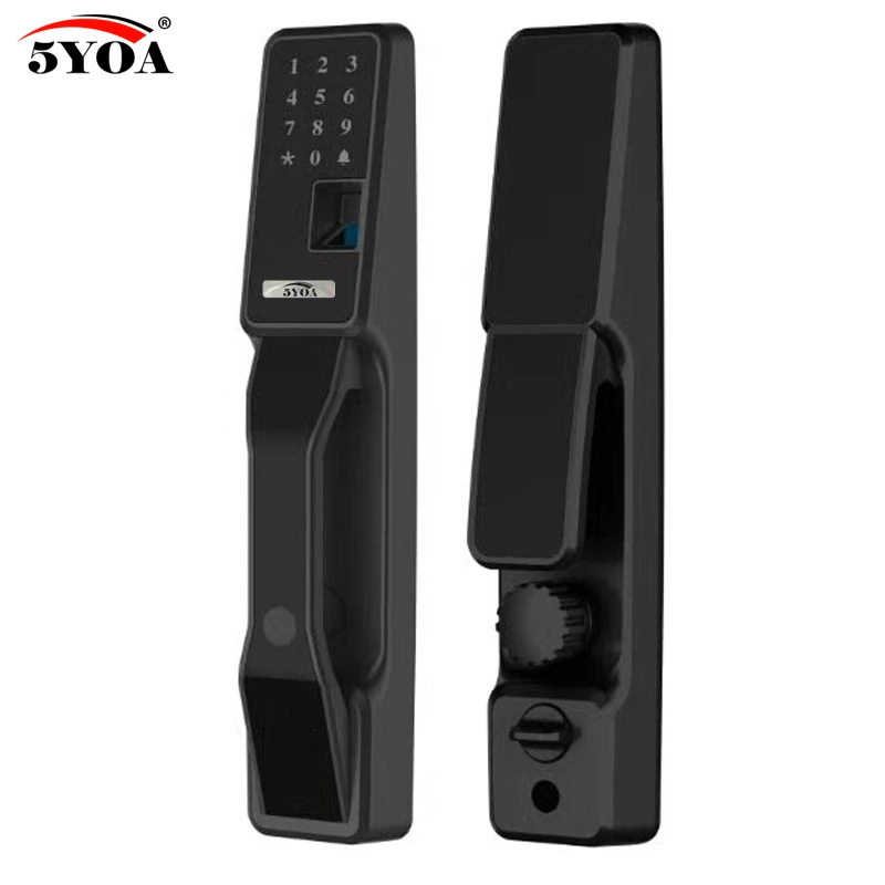 Fingerprint Lock Automatic RFID Electric Home Security Smart Lock ...