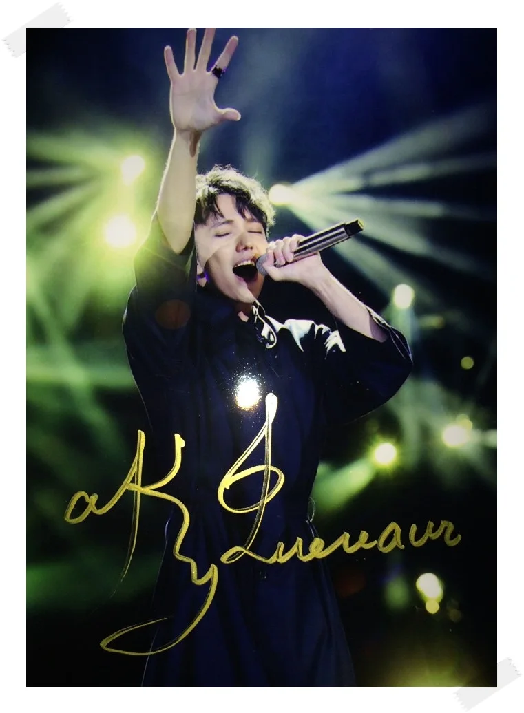 Dimash Kudaibergen 사인 사진 가수 4*6 인치, 무료 배송 02.2017 01|freeshipping ...