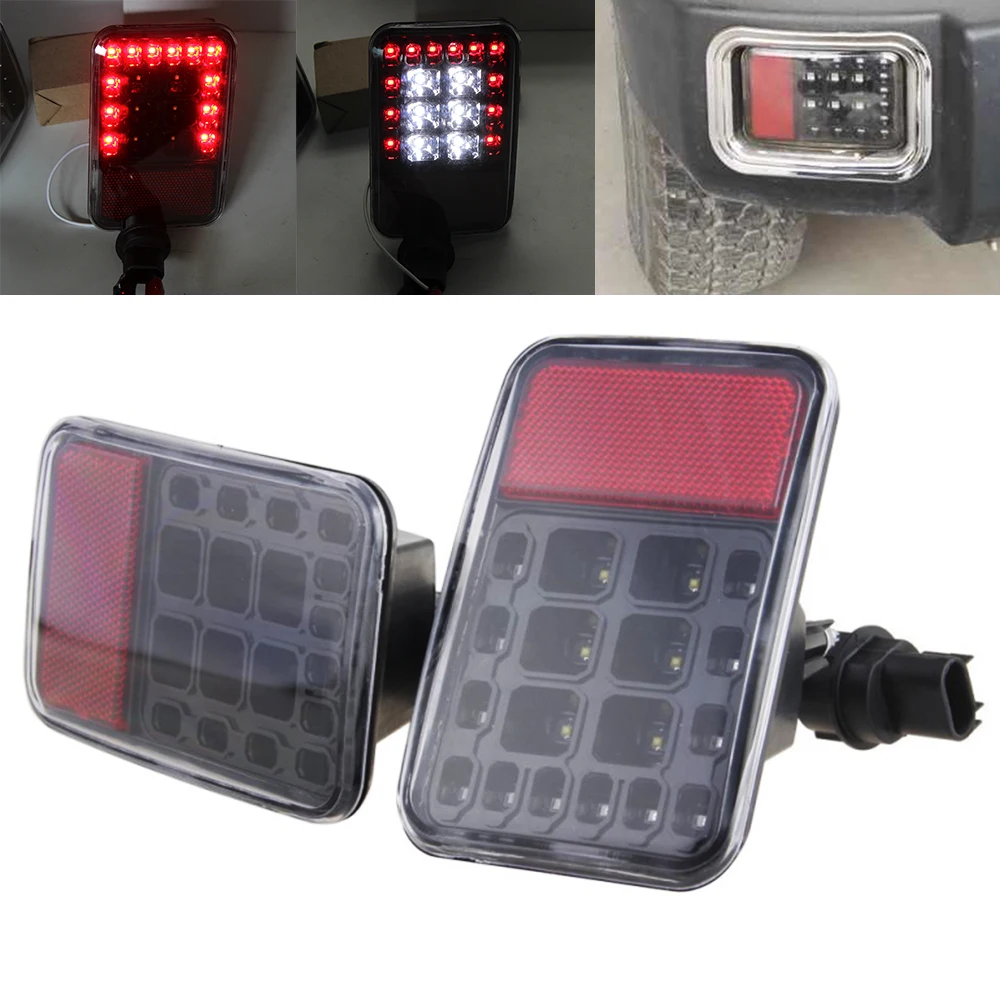 For-Jeep-Wrangler-JK-2007-2016-Led-Rear-Bumper-Fog-Parking-Reverse ...