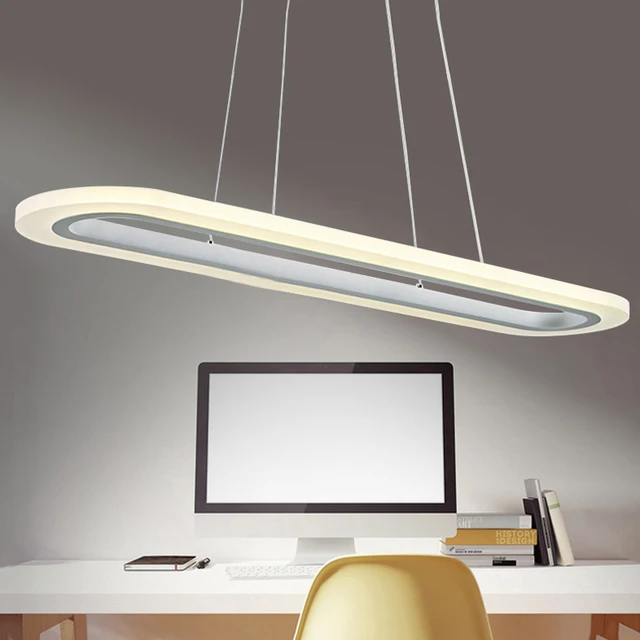 ZX Moderna Lampada a Sospensione Semplice Sala da pranzo Luci LED Acryl ...