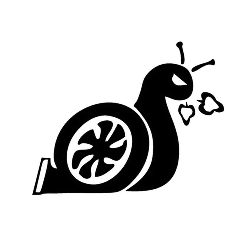12.5*10cm Snail Improve Turbine Car Sticker Decals Fun Snail Decoration ...