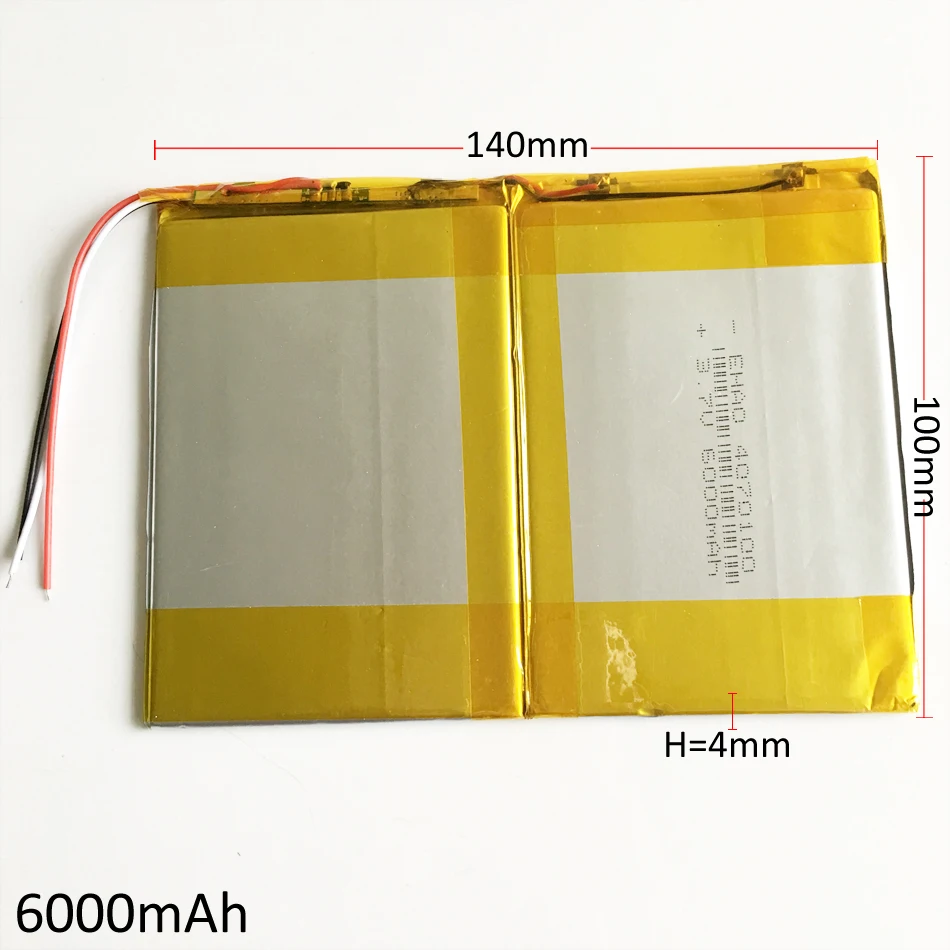 3-7V-6000mAh-40140100-Lithium-Polymer-Li-Po-Rechargeable-Battery-cells ...