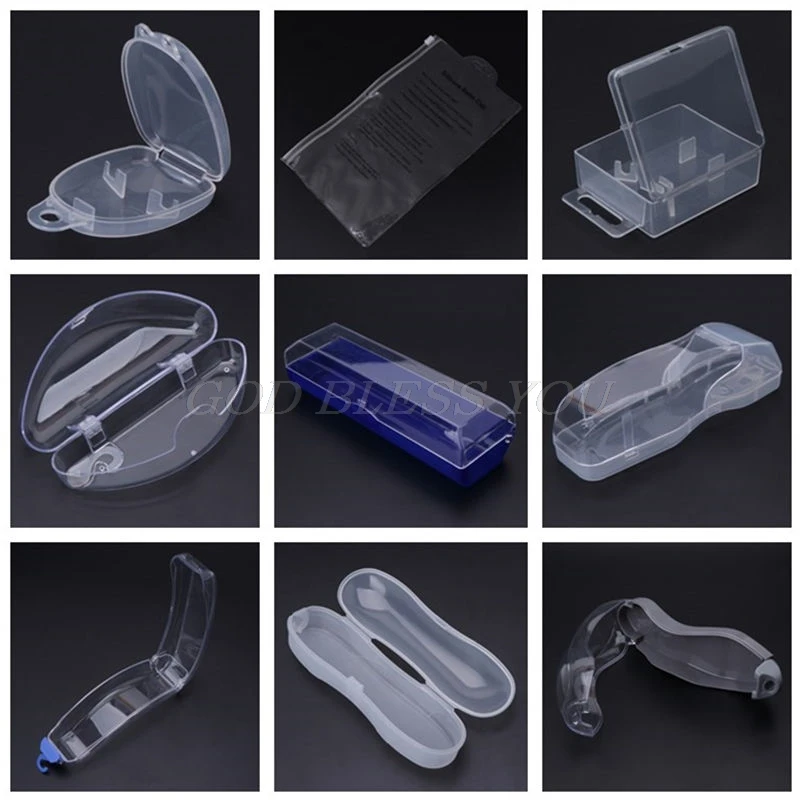 Rotatable Swimmming Goggle Packing Box Plastic Case Transparent Swim ...