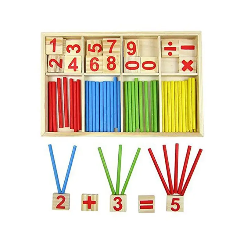 Digital Game Wooden Sticks Montessori Math Intelligence Preschool ...