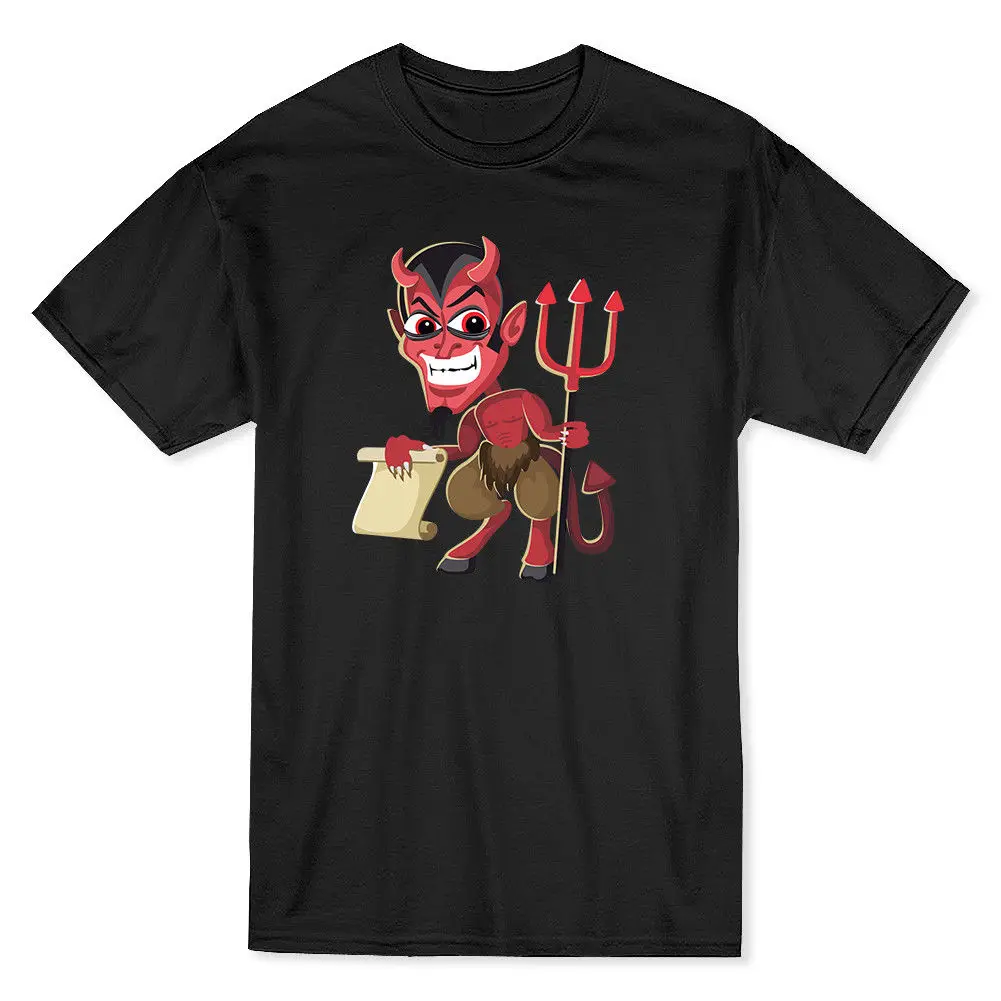 Halloween Scary Devil Men's Black T shirt custom design funny ...