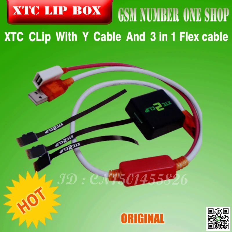 Xtc 2 Clip Xtc Clip Box And Y Cable And 3 In 1 Flex Cable For Htc ...