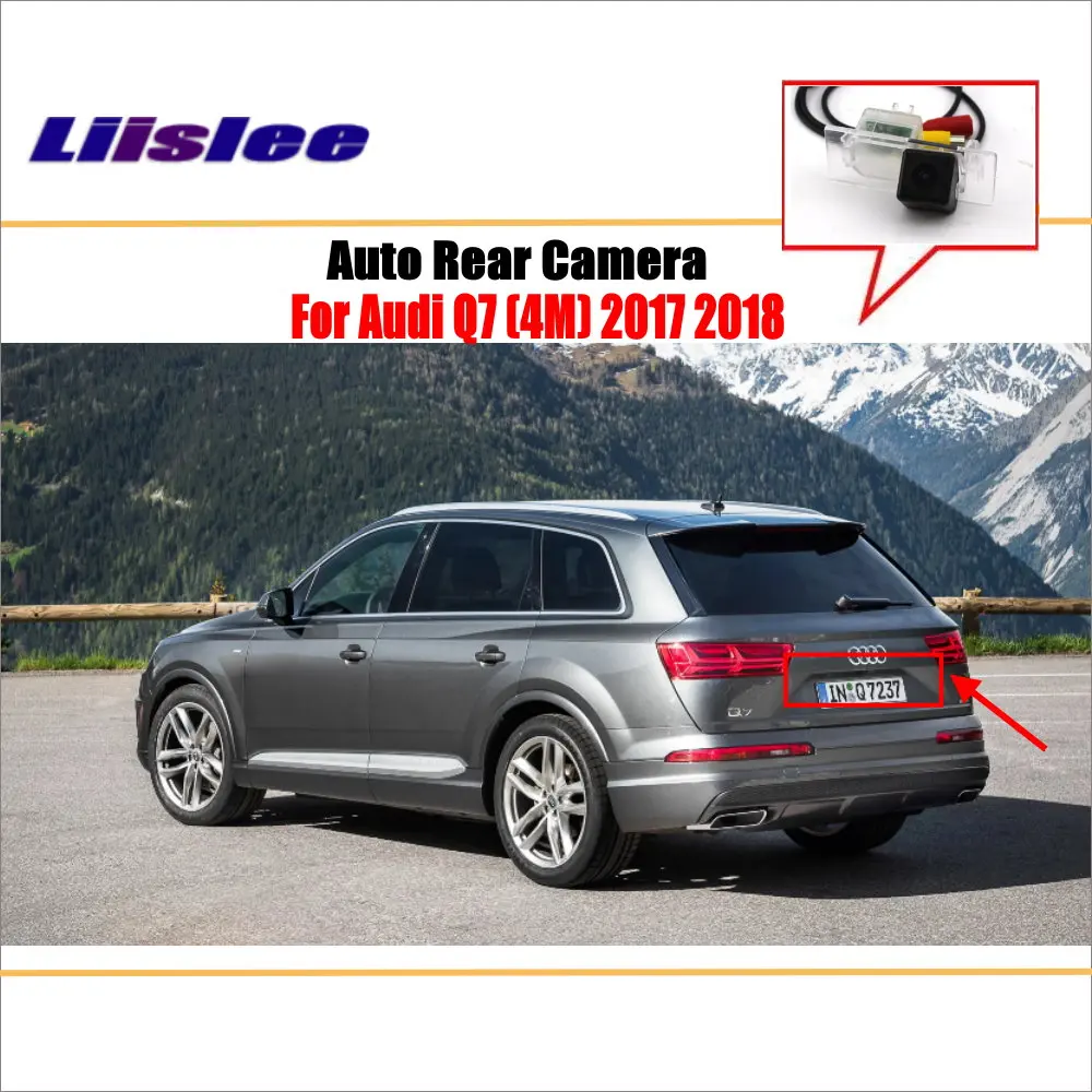 Liislee камера заднего вида для Audi Q7(4 м) /парковочная камера/лампа ...