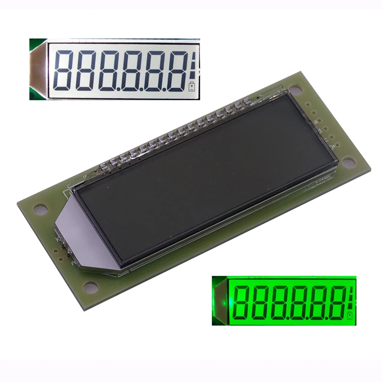 LCD Module 2.4 Inch 6 Digit 7 Segment LCD Display Module HT1621 LCD ...