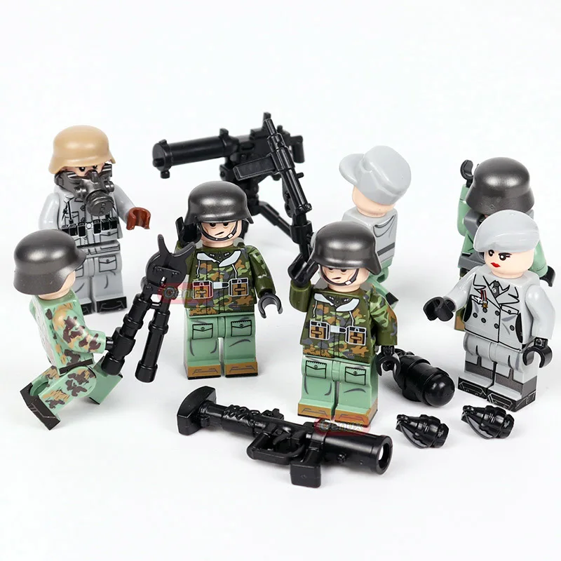 Oenux New 8PCS World War 2 German Special Forces Soldier Military ...