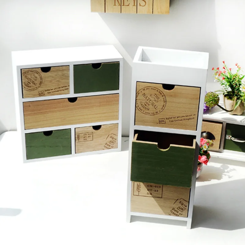 Modern Style Wooden Storage Drawers Home Decoration Accessories Modern ...
