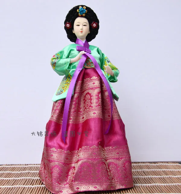 Decoration Arts crafts girl gifts get married Korean folk doll Korean ...