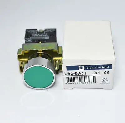 5Pcs XB2BA31C 1NO Push button switch Telemecanique Electric