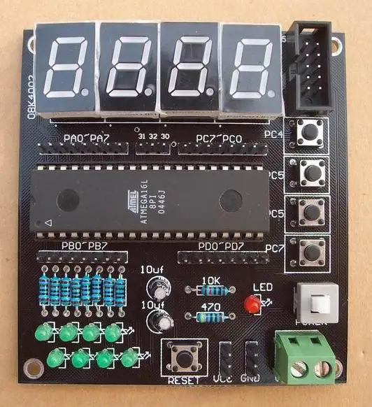 AVR SCM digital tube display streamline development board Suite ...