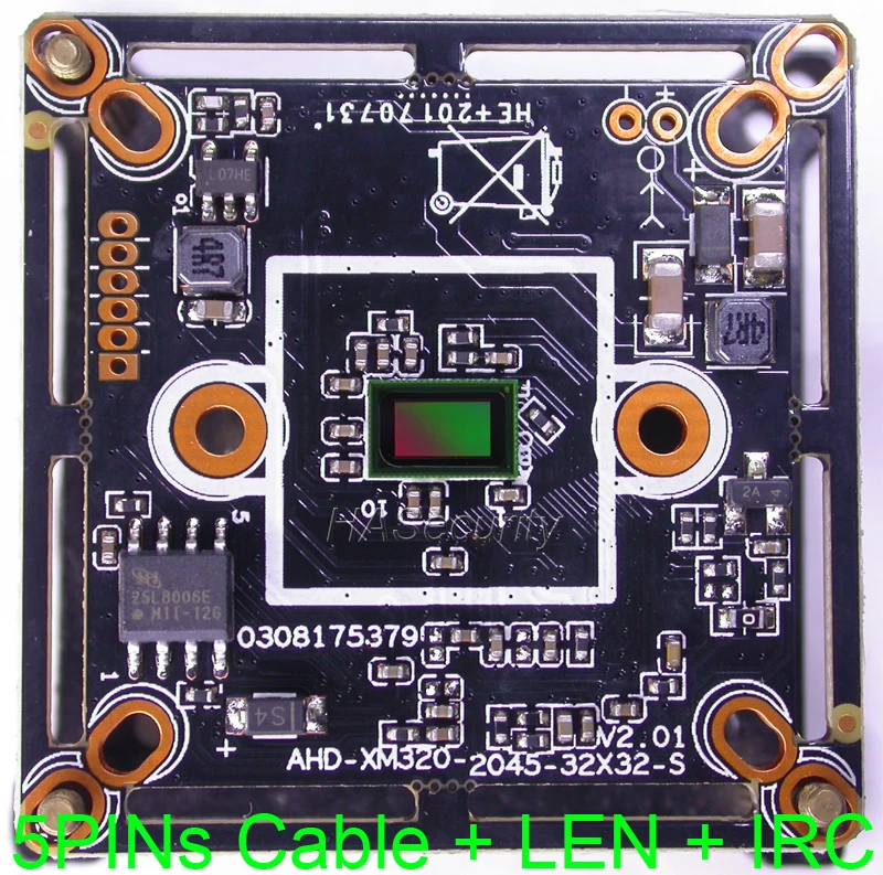 AHD H (1080P) 1/3.6" SmartSense SC2045 CMOS image sensor + DSP 320A ...
