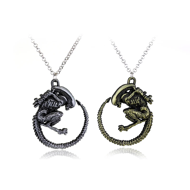 Alien Covenant Xenomorph Pendant Necklace Cub Monster Pendant Unisex ...