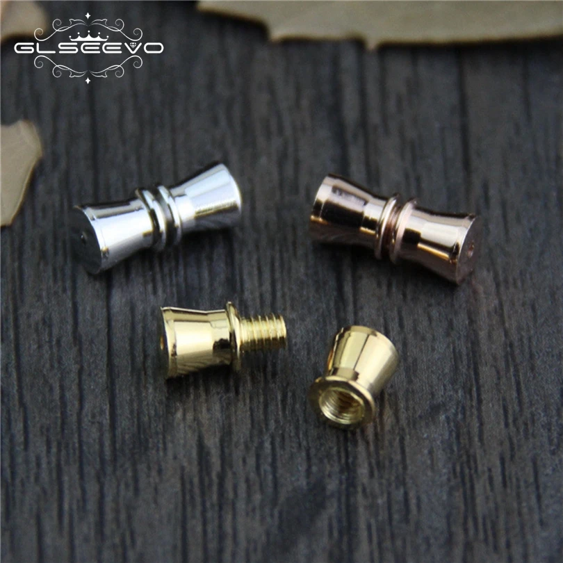 2pcs 925 Sterling Silver DIY Necklace Necklace Buckle Twist Screw ...