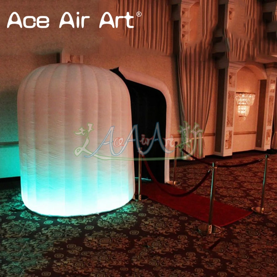Double deck black 'flying'photo booth interior inflatable igloo photo ...