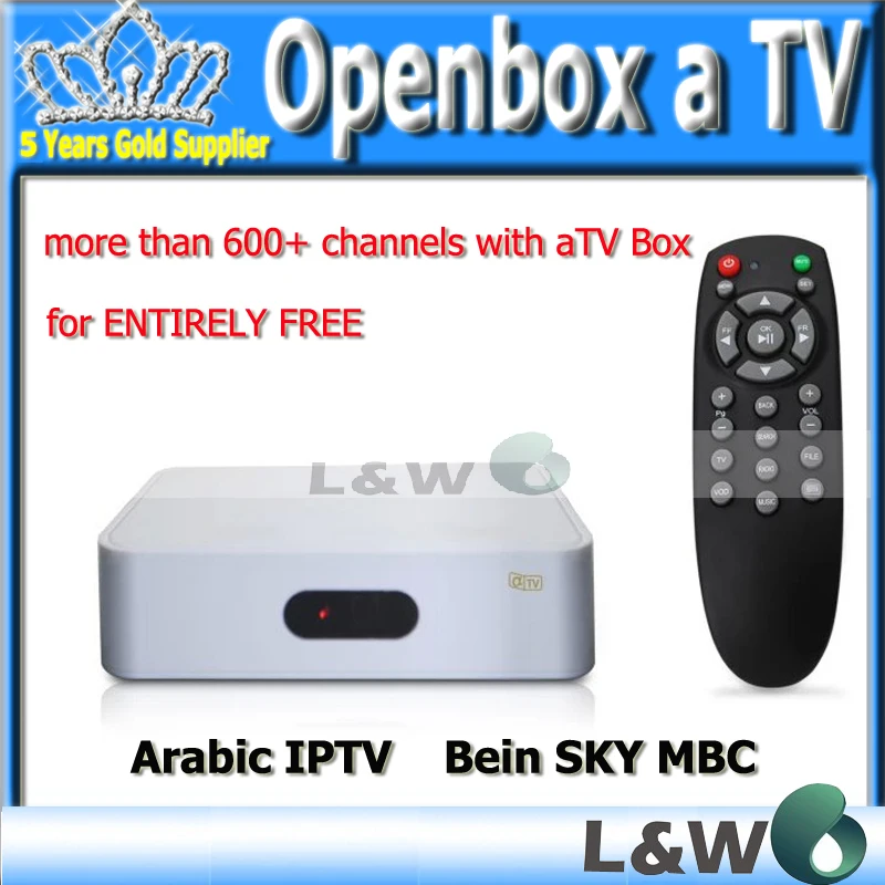 10pcs Arabic IPTV Box Openbox aTV Box Android Media Player Arabic ...