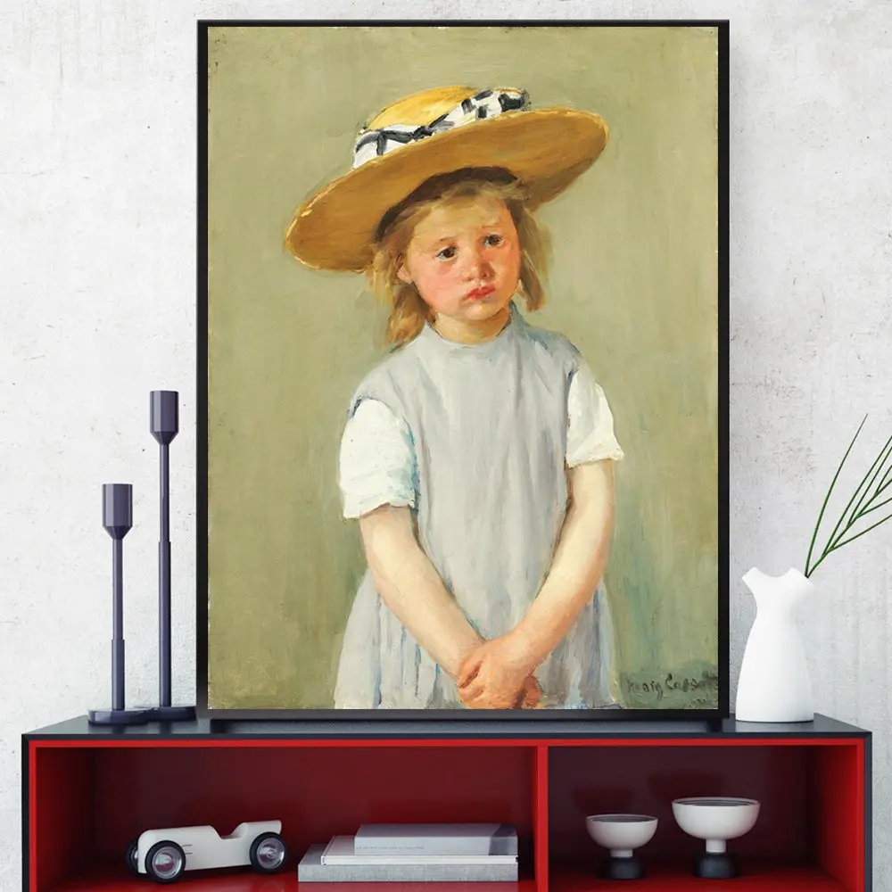Mary Cassatt Child In A Straw Hat